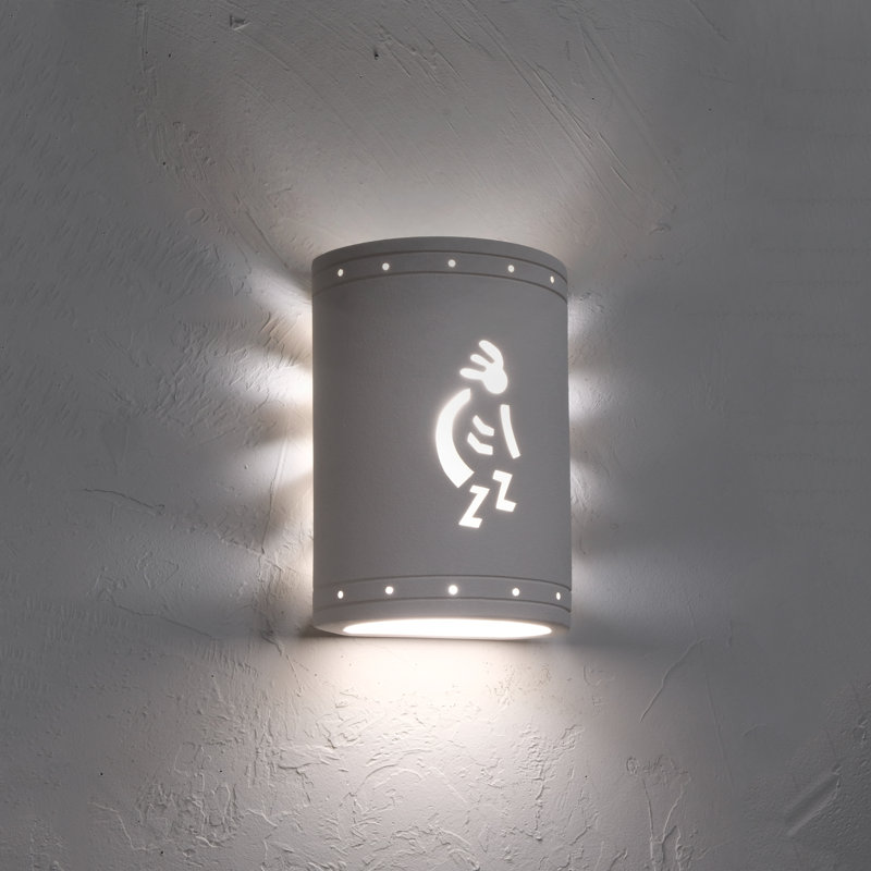 Foundry Select Ninamarie Ceramic Outdoor Wall Light Led Bulb Included Wayfair